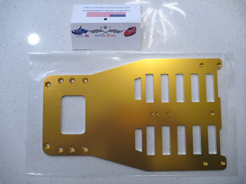 Vintage RC Associated RC10L Aluminum Chassis Only Gold Two-Tone ( Read ...