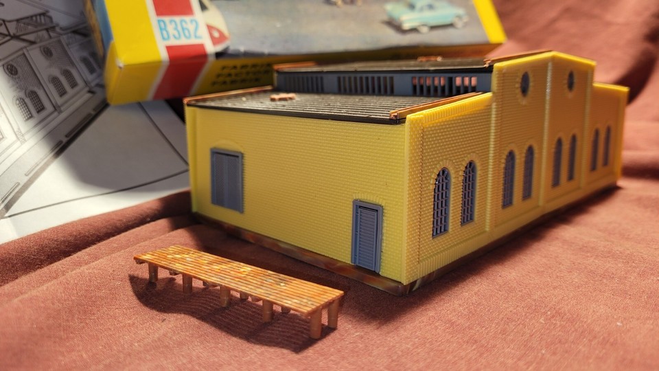 Heljan B362 Machine Works Warehouse Factory Vintage N Scale Building ...