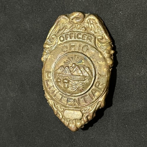 Obsolete Vintage Ohio Penitentiary Officer Badge 1900s 1800s Prison ...