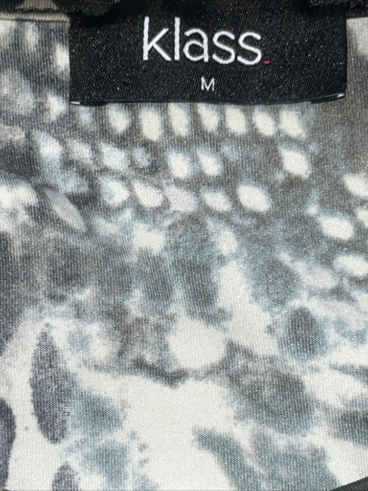 Klass By Myleen Klass Funky Short Fit & Flare Dress Animal Inspired ...