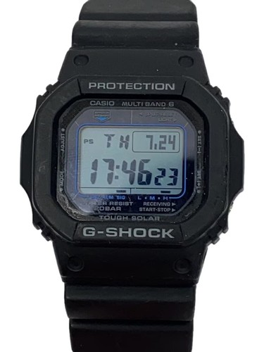 CASIO Solar Watch G SHOCK Digital Rubber BLK | eBay