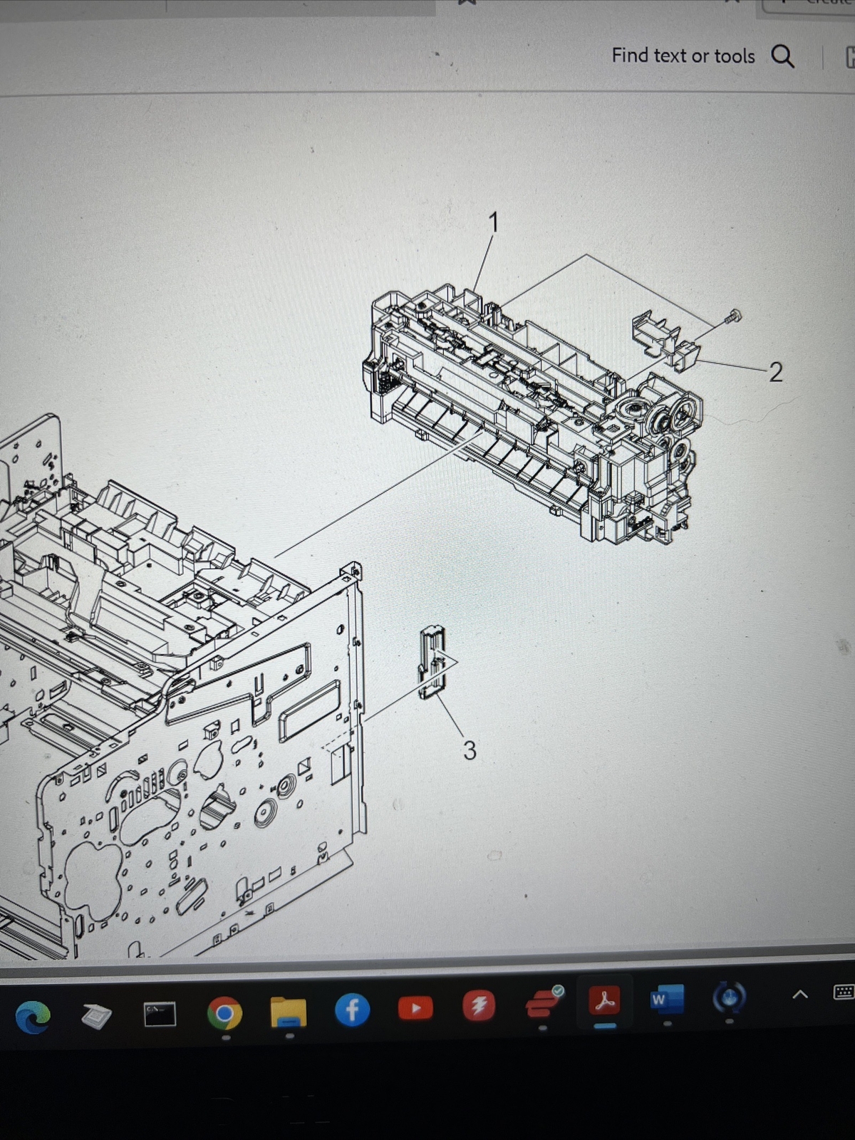 Genuine OEM Ricoh M0CH4071 Fuser Unit IM 550F 600SRF P 800 801 for sale ...