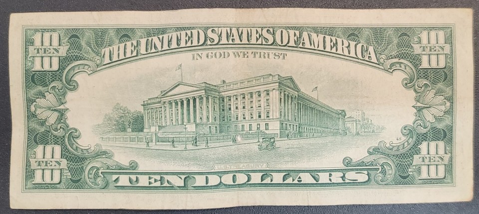 1969 Star Note Ten Dollar $10 Old US Currency Federal Reserve Note | eBay