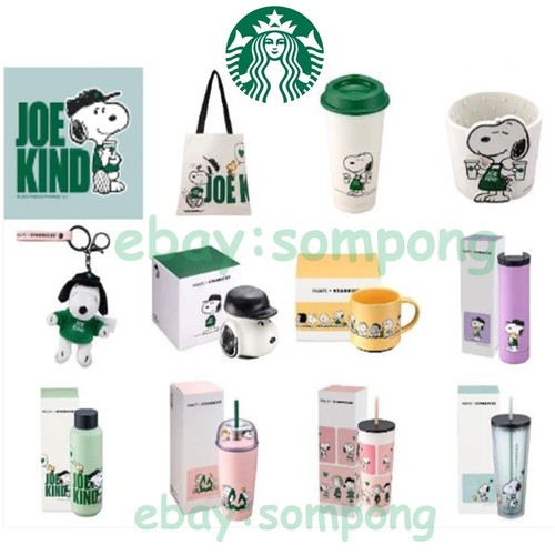 2025 Starbucks Snoopy Peanuts Joe Kind Collectibles Tumbler Cup Bag ...