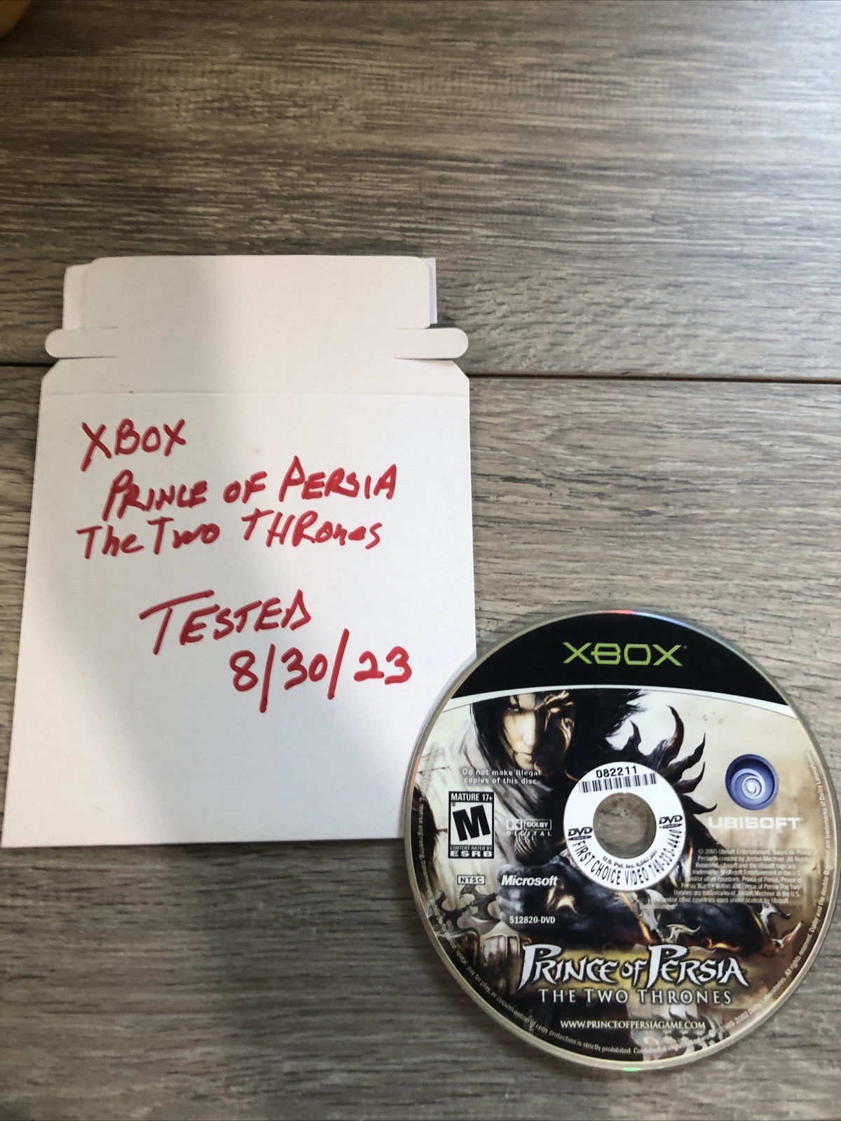 Prince Of Persia The Two Thrones Microsoft Xbox Game Disc Only 2005 | eBay