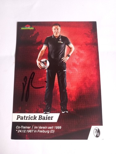 Signierte AK Patrick Baier SC Freiburg NEU | eBay