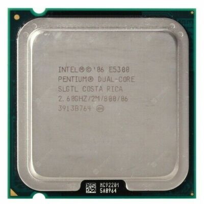 Intel PENTIUM E5300 DUAL CORE 2.6 GHz 2Mo/800 socket 775 SLGTL | eBay
