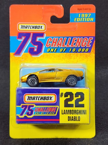 Matchbox 75 Challenge Lamborghini Diablo #22 | eBay