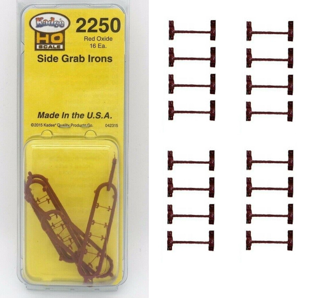 Kadee HO scale ~ Freight Car Side Grab Irons ~ 16 x Package ~ #2250 ...