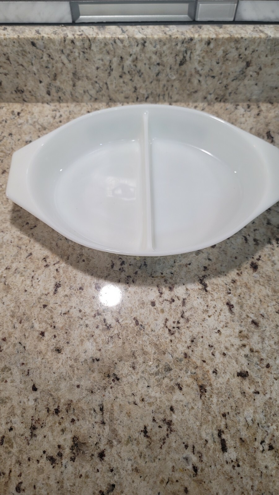 Vintage Pyrex Verde Green Square Flowers Divided 1 1/2 Qt Oval Baking ...