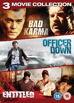 CRIME TRIPLE BAD KARMA THE ENTITLED OFFICER DOWN DVD MOVIE FILM Brand ...