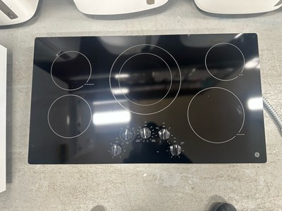 GE JP3036DLBB 5 Element Black 36" Electric Cooktop | eBay