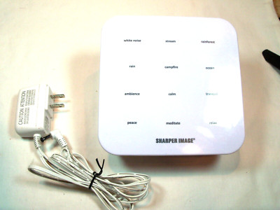Sharper Image Digital Tranquility Sound Soother White Noise Machine | eBay
