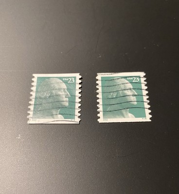 U.S. Scott #3617 George Washington 23¢ Self-Adhesive Coil Stamps #V35 ...
