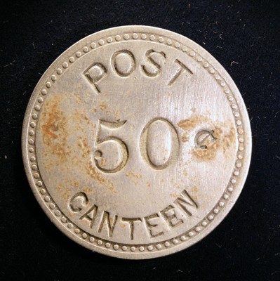 RARE Texas Rough Riders military token- Post Canteen, 50¢, Fort Sam Houston, Tex | eBay