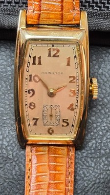 Hamilton Carlisle 1930's Men's Watch 14K GF 17 Jewel Grade 980 Movement ...