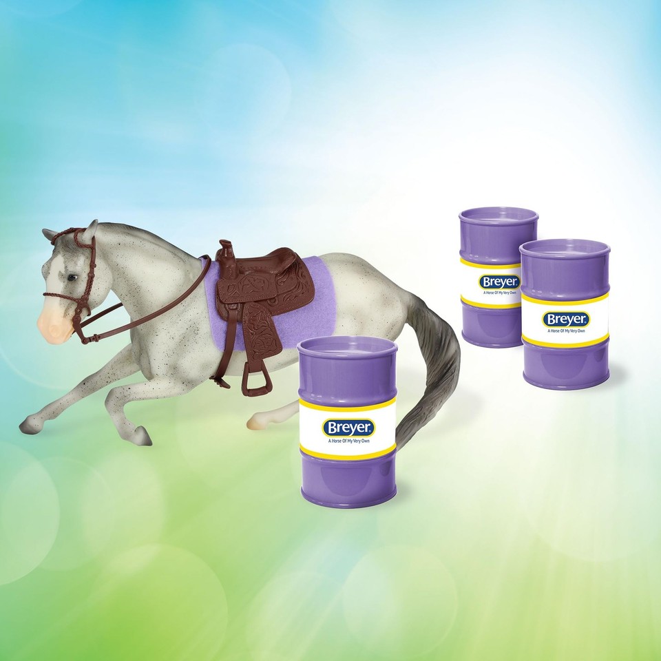 Breyer Horses Freedom Series |Barrel Racing Set | Horse One Size, Gray ...
