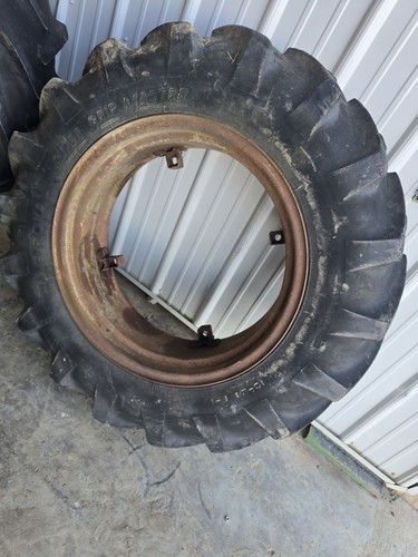 Set Of Original Farmall / IH Rear Wheels Tires Farmall Tractor SA 100 ...