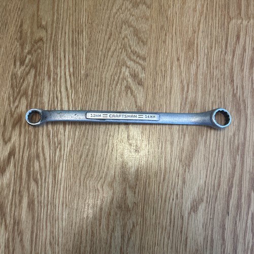 CRAFTSMAN (12mm x 14mm) Double Box End Metric Wrench,12pt, -V- Series ...