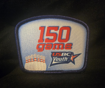 USBC Youth 150 Game Patch – Bowling Achievement Award – 3" x 2" | eBay