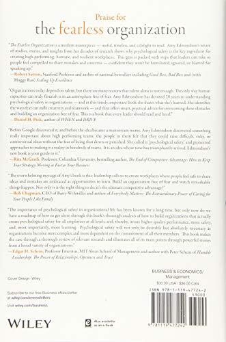 The Fearless Organization Creating Psychological Safety in the ...