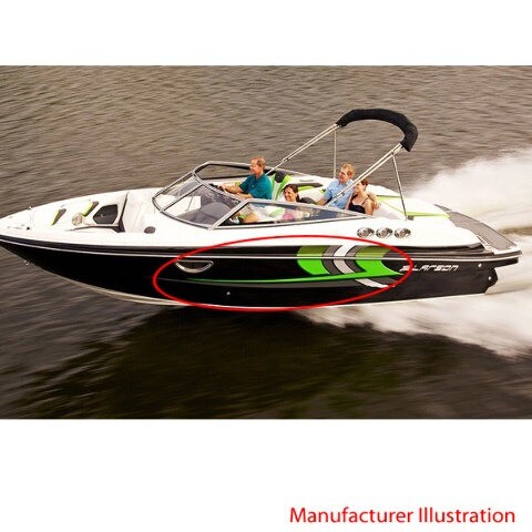 Larson Boat Graphic Decals 8622-1343 | 292 LXI Green (Set of 2) | eBay