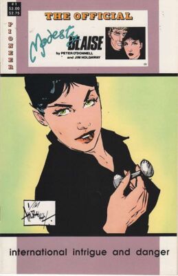 The Official Modesty Blaise #1 VF 1988 Pioneer Comic Book | eBay