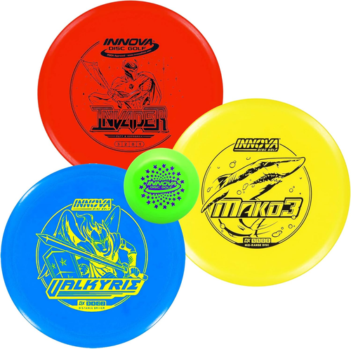 Disc Golf Set 3 Pack Starter for Beginners with Driver Mid-Range Putter ...