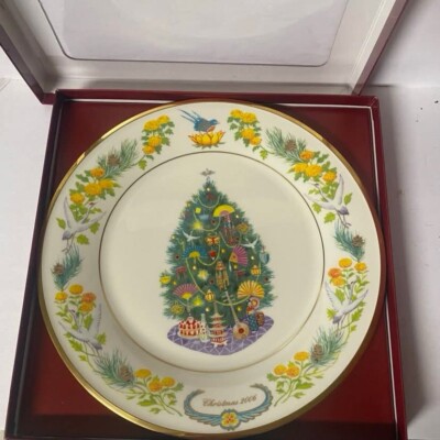 Lenox Christmas Trees Around the World Collector Plate - Annual 2006 ...