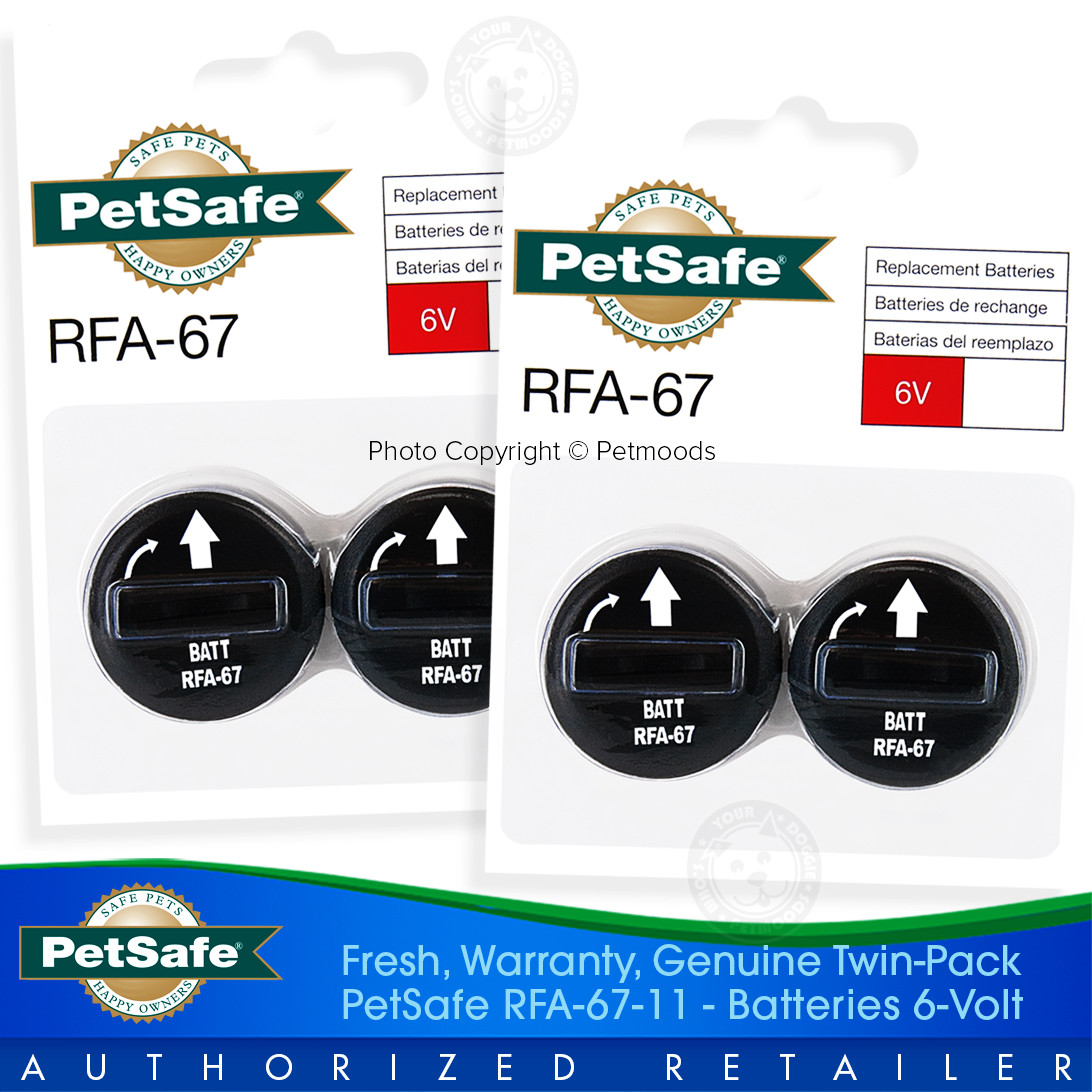 PetSafe RFA-67D-11 Batteries 6V for Dog Fence Collar Receiver PIF-275 ...