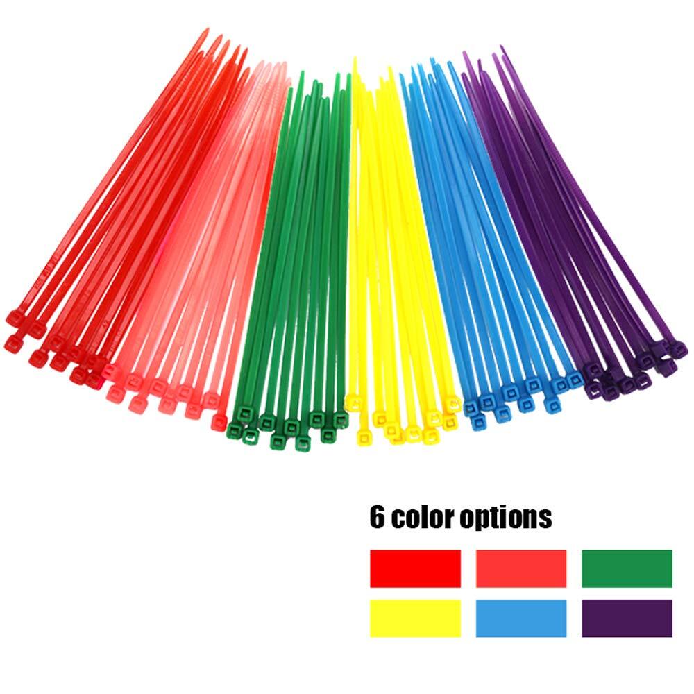 480 Pcs 4 Inch Multicolor Cable Zip Ties for Home Office Garden Garage ...