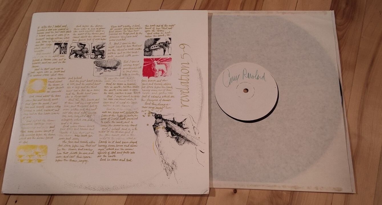 Carey Rowland 5:9 xian Private Press Acid Archives Folk Rare ORG LP ...