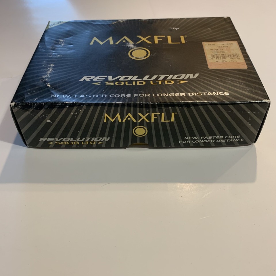 Maxfli Revolution Solid LTD Golf Balls Long Distance 4 Pack Of 12 Balls ...