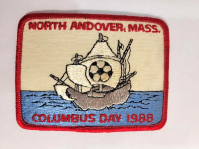 North Andover Massachusetts 1988 Columbus Day Patch | eBay
