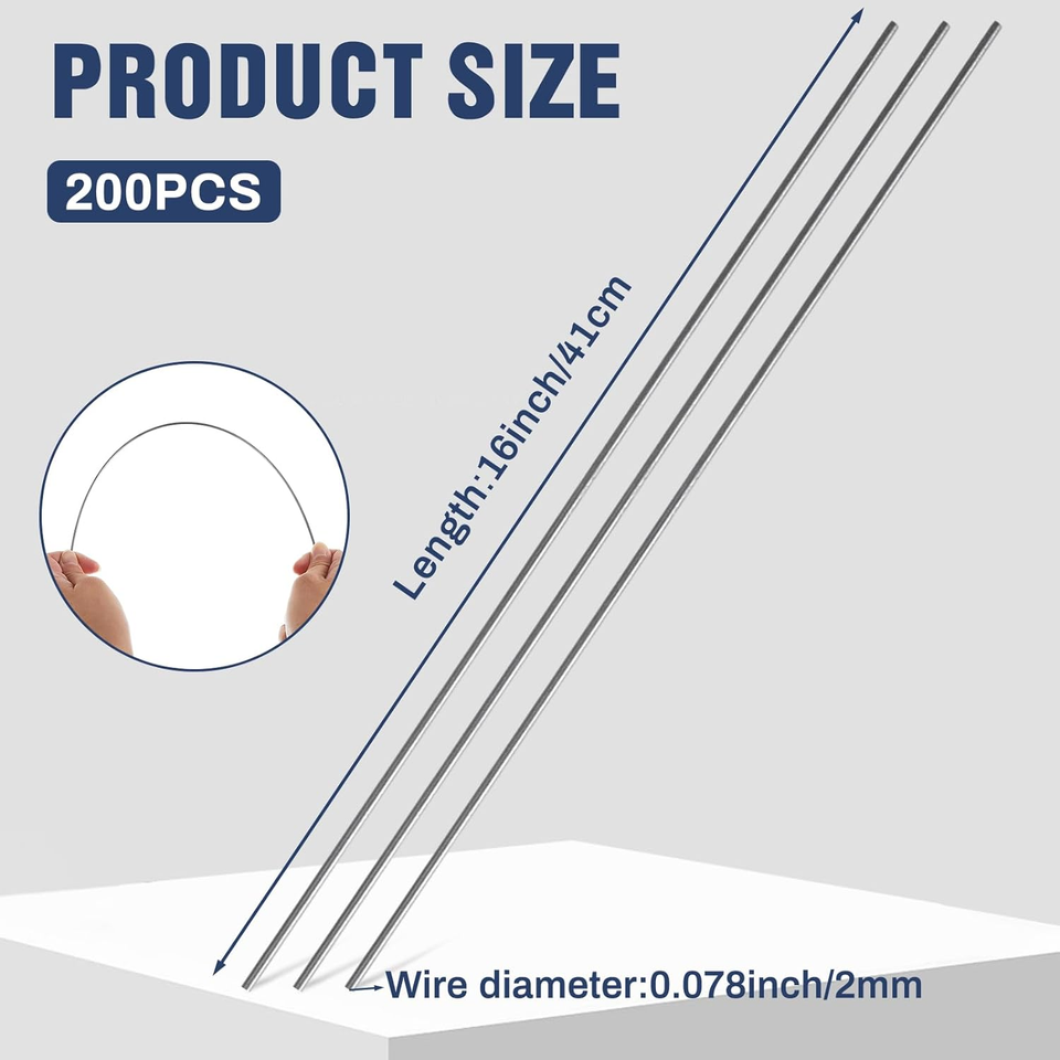 16" Insulation Holder Wire Metal Insulated Support Rods for Ceiling ...