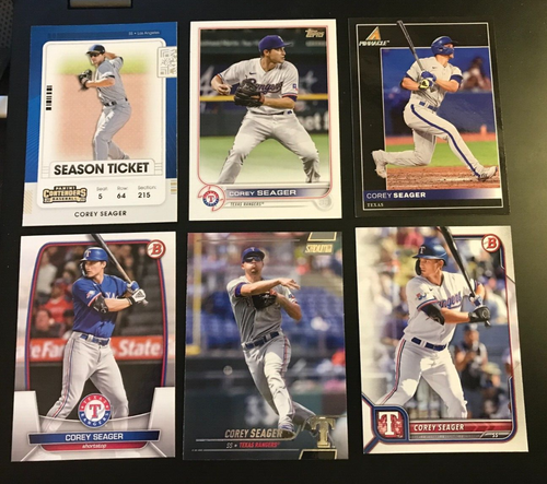 6 card lot Corey Seager Rangers See scan World Series MVP | eBay