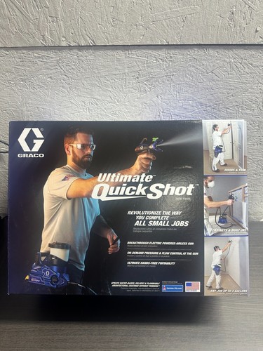 GRACO ULTIMATE QUICKSHOT PORTABLE AIRLESS PAINT SPRAYER 20B473 BRAND ...