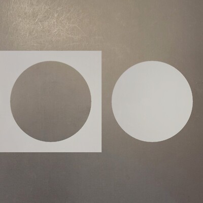 Circle Plastic Mylar Stencil Airbrush Painting Art Supplies | eBay