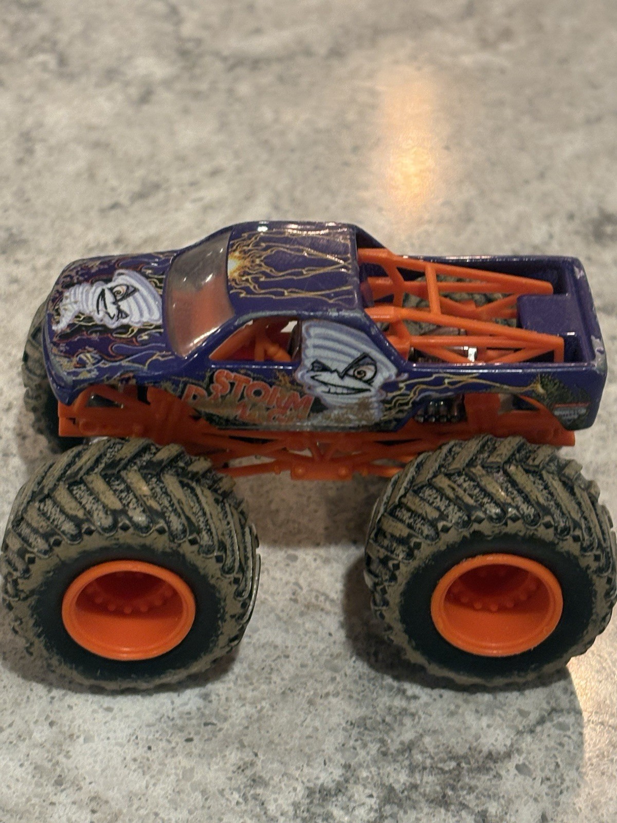 Hot Wheels Monster Jam - Storm Damage Mud Tires 1:64 | eBay