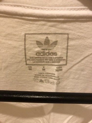 Adidas Women’s Originals Trefoil "Los Angeles" Tee. Sz M Medium White ...