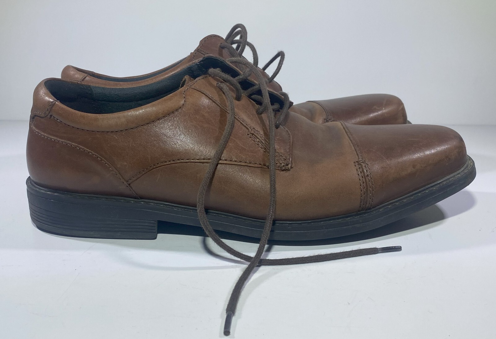 Bostonian Shoes Commonwealth Brown Cap Toe Flexlite Layered Comfort ...