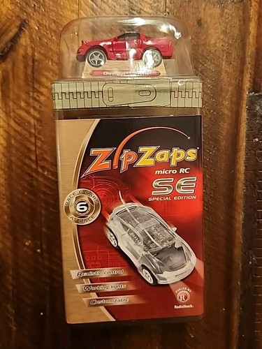 ZIP ZAPS Micro RC Special Edition SE Corvette Sting Ray Red RadioShack ...