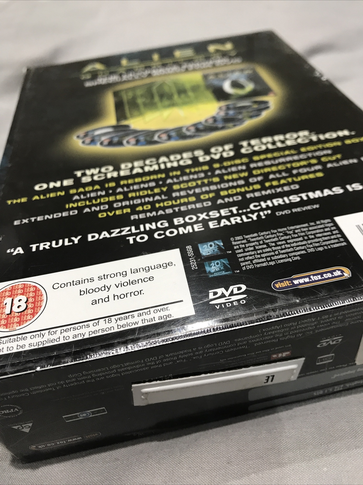 Alien Anthology (DVD, 2003, 9-Disc Set, Box Set) - Brand New Sealed ...