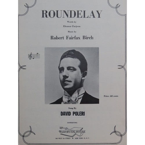 FAIRFAX BIRCH Robert Roundelay Chant Piano 1952 | eBay