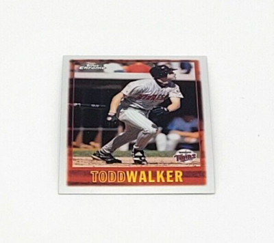 1997 Topps Chrome Todd Walker Minnesota Twins #129 | eBay