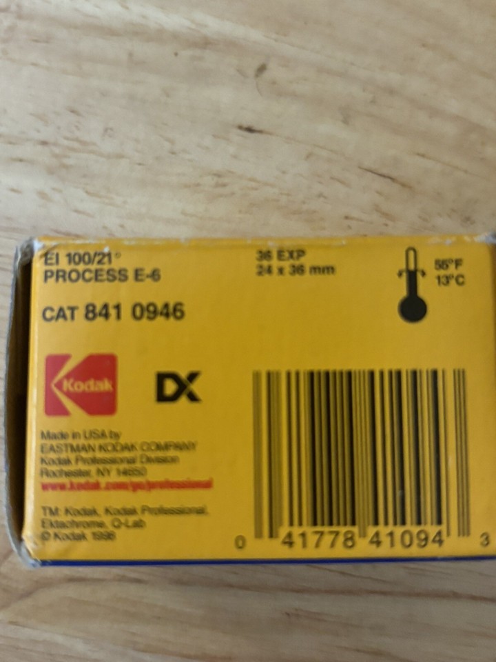 Kodak Professional E100 VS Ektachrome Color Reversal Film | eBay