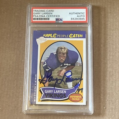 GARY LARSEN 2004 TOPPS FAN FAVORITES SIGNED AUTOGRAPHED CARD PSA ...