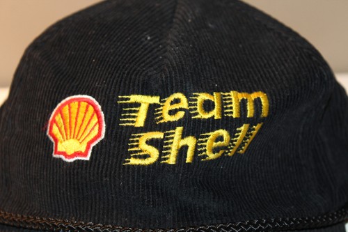 Team Shell Racing Gas Station Gasoline Mens Corduroy Hat Cap Snapback ...