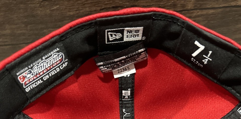 Rome Braves New Era 59FIFTY Alternate On Field Fitted Cap Hat Size 7 1/ ...