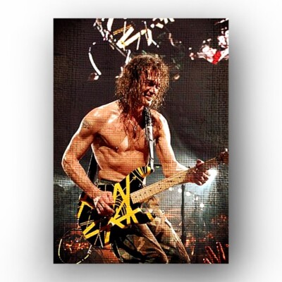 Eddie Van Halen #4 Sketch Card Open Edition PaintOholic Signed | eBay